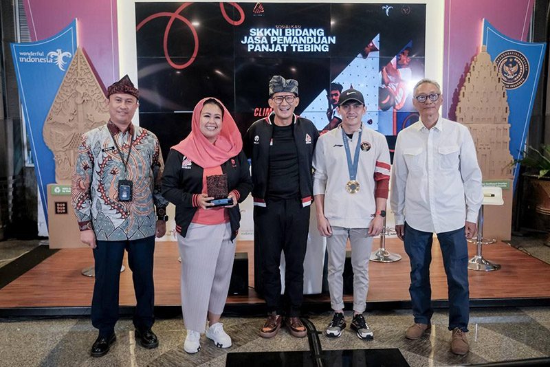 Kemenparekraf dan FPTI Kolaborasi Terapkan SKKNI untuk Pemandu Panjat Tebing, Dorong SDM ...