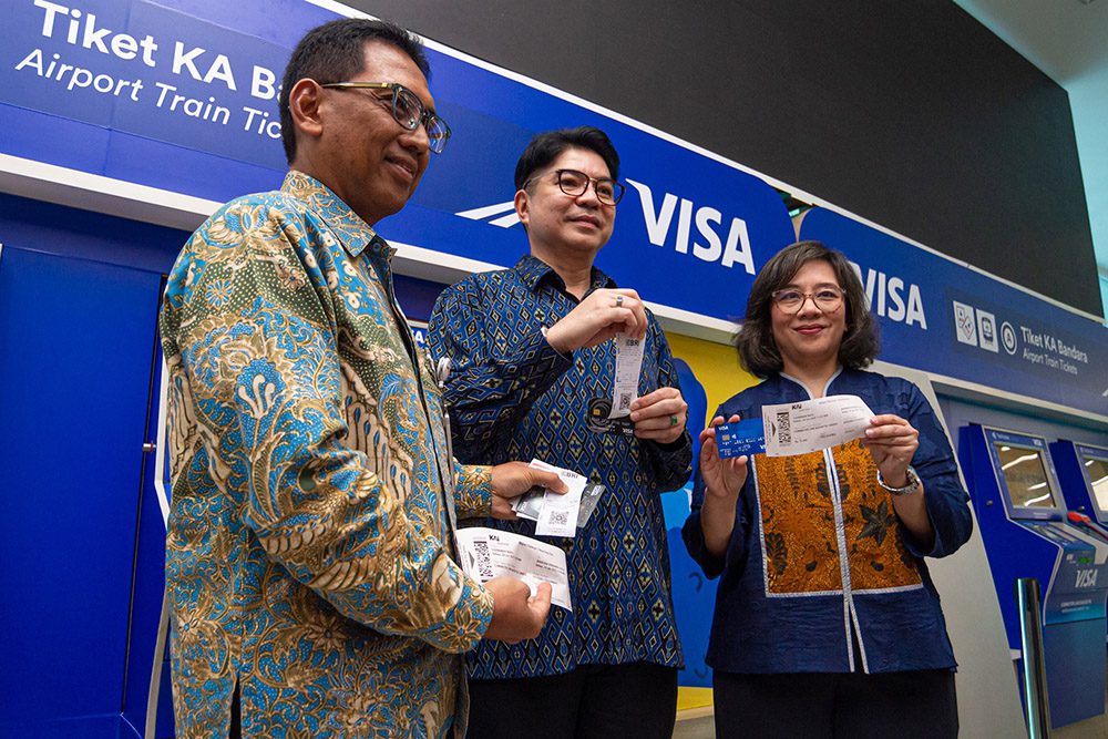 Visa dan MITJ Hadirkan Pembayaran Tap to Pay di Commuter Line Bandara Soekarno-Hatta