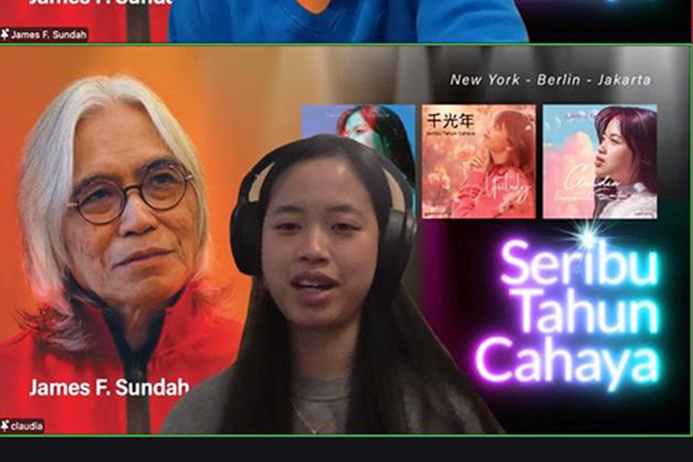 Claudia Emmanuela Santoso Bangga Membawakan Lagu '1000 Tahun Cahaya ...